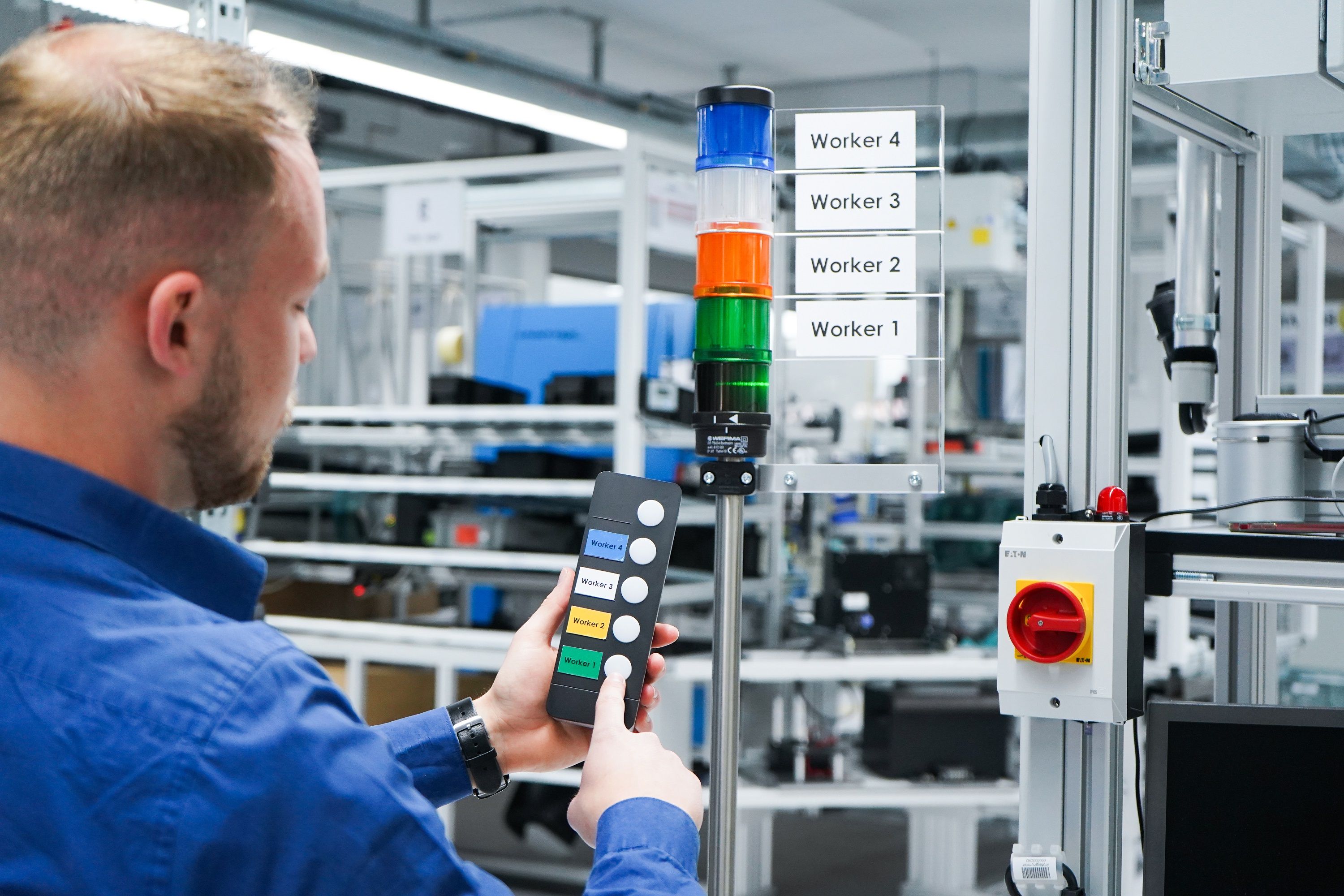 AndonWIRELESS - the freely configurable call-for-action system - Robotics and Automation 2025